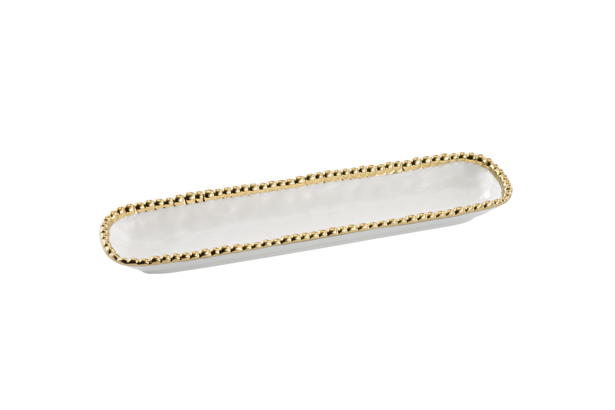 Pampa Bay Golden Salerno Cracker Dish – Posh Pantry