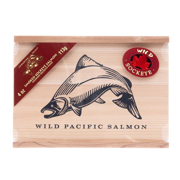 Canadian Select Smoked Salmon - Wood Box – Posh Pantry